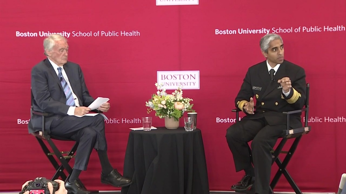 U.S. Surgeon General Dr. Vivek Murthy, Sen. Ed Markey speak at Youth ... U.S. Surgeon General Dr. Vivek Murthy, Sen. Ed Markey speak at Youth ...