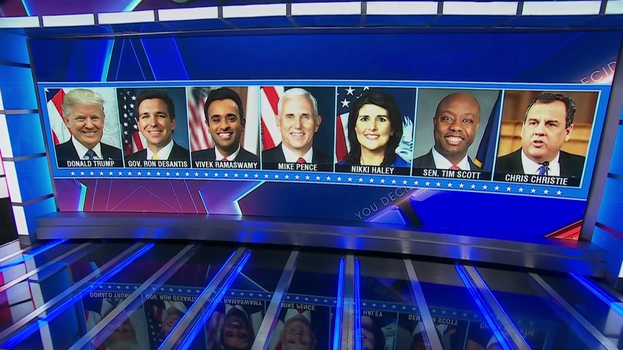 7 Republican presidential candidates meet polling criteria for first ...