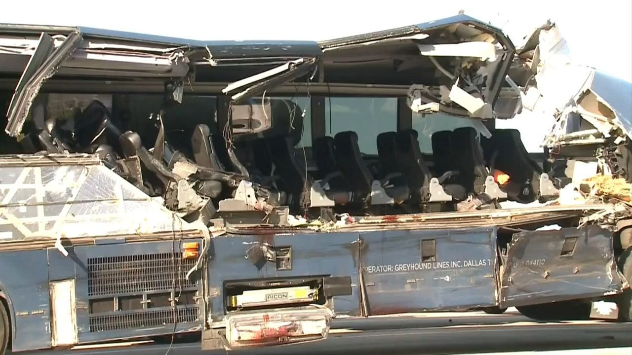 Greyhound bus crashes into tractor-trailers in Illinois, killing 3 and ...
