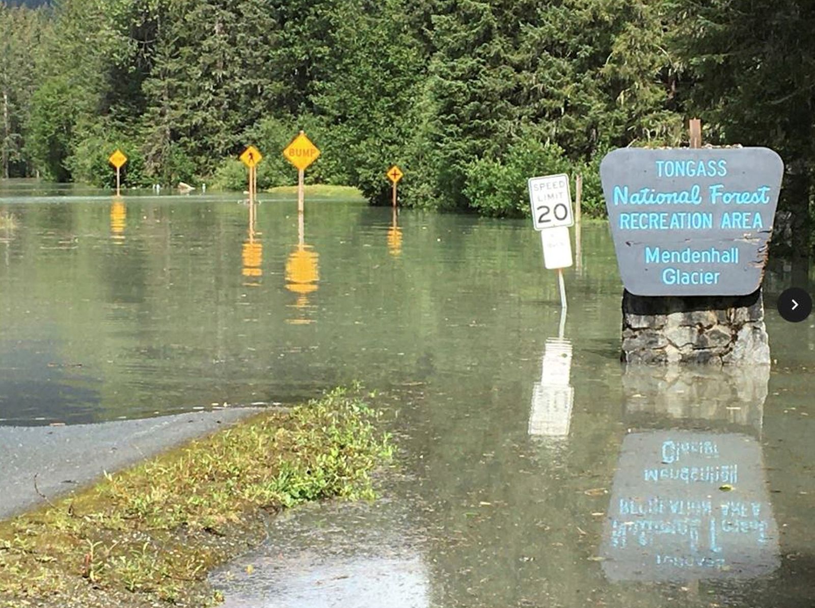 Glacier basin flooding destroys two structures in Alaskan capital of ...