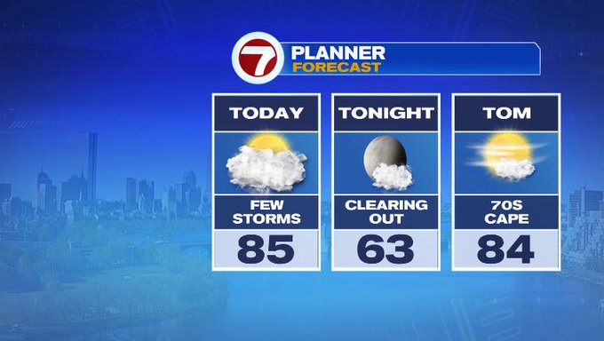 Some Sunday storms and sun - Boston News, Weather, Sports | WHDH 7News