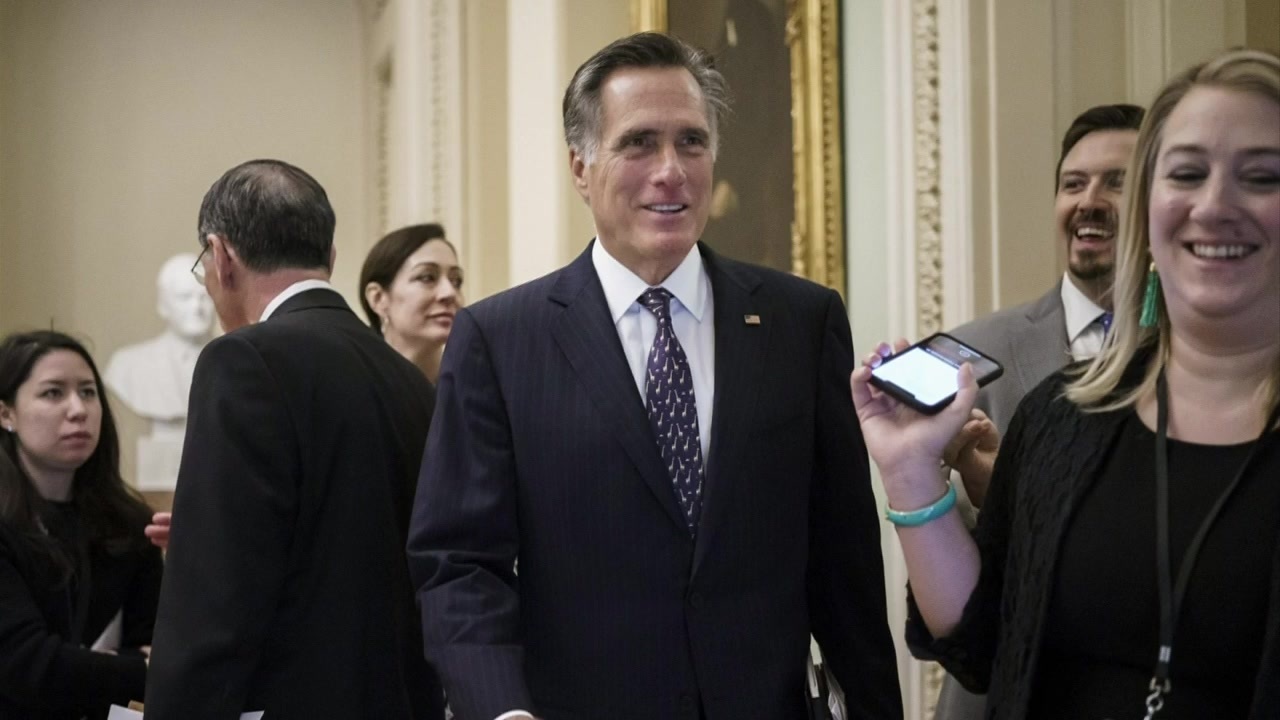 Utah GOP Sen. Mitt Romney, former presidential candidate and governor ...