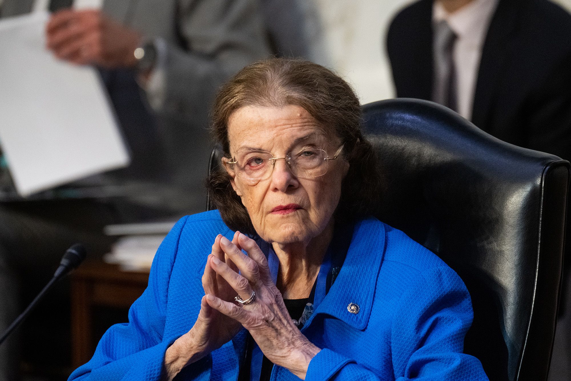 Dianne Feinstein lying in state at San Francisco City Hall - Boston ...