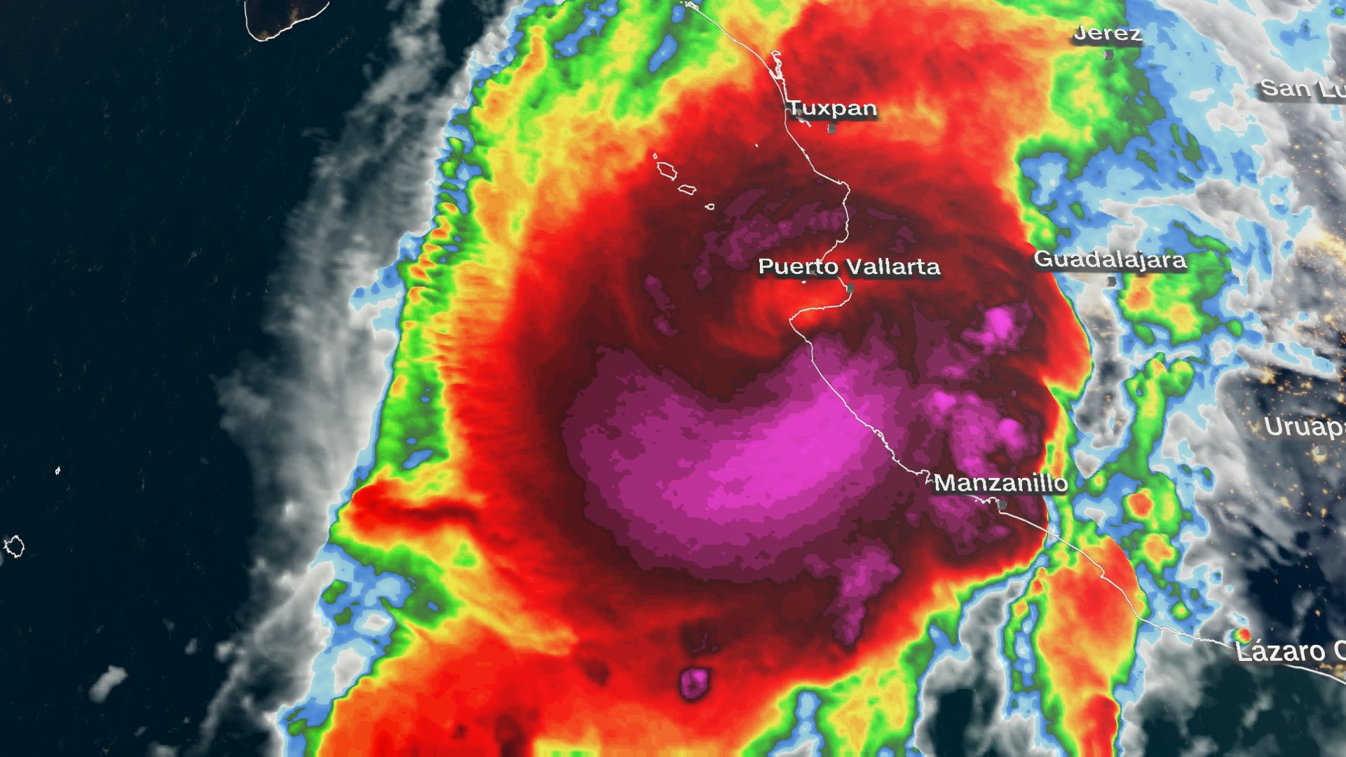Hurricane Lidia makes landfall in west-central Mexico as an ‘extremely ...