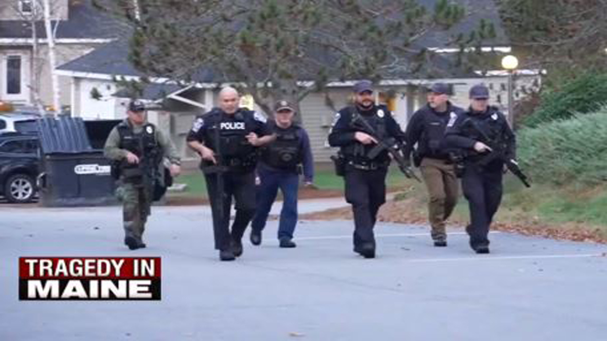 Law enforcement swarms parts of Maine as manhunt for suspected Lewiston ...