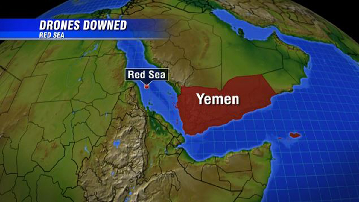 US warship shoots down attack drones over the Red Sea - Boston News ...