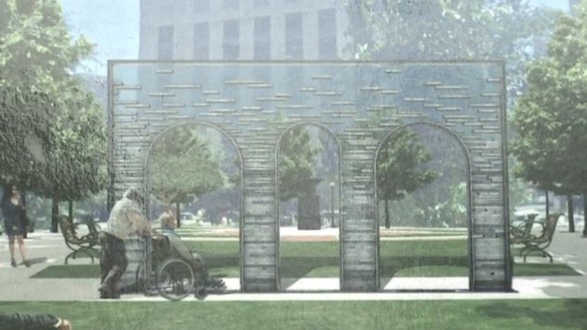 Officials break ground on Cocoanut Grove fire memorial at Statler Park ...