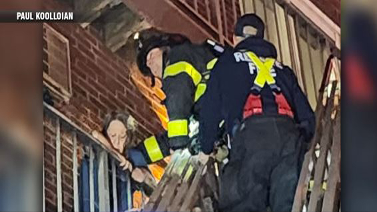 Revere firefighters rescue elderly woman from 2-alarm blaze - Boston ...