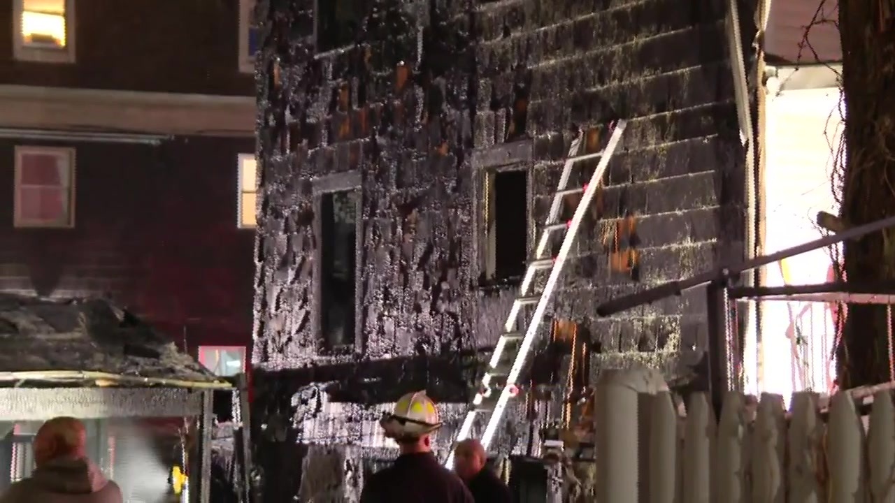 Fall River fire department battles blaze amidst windy, wet weather ...