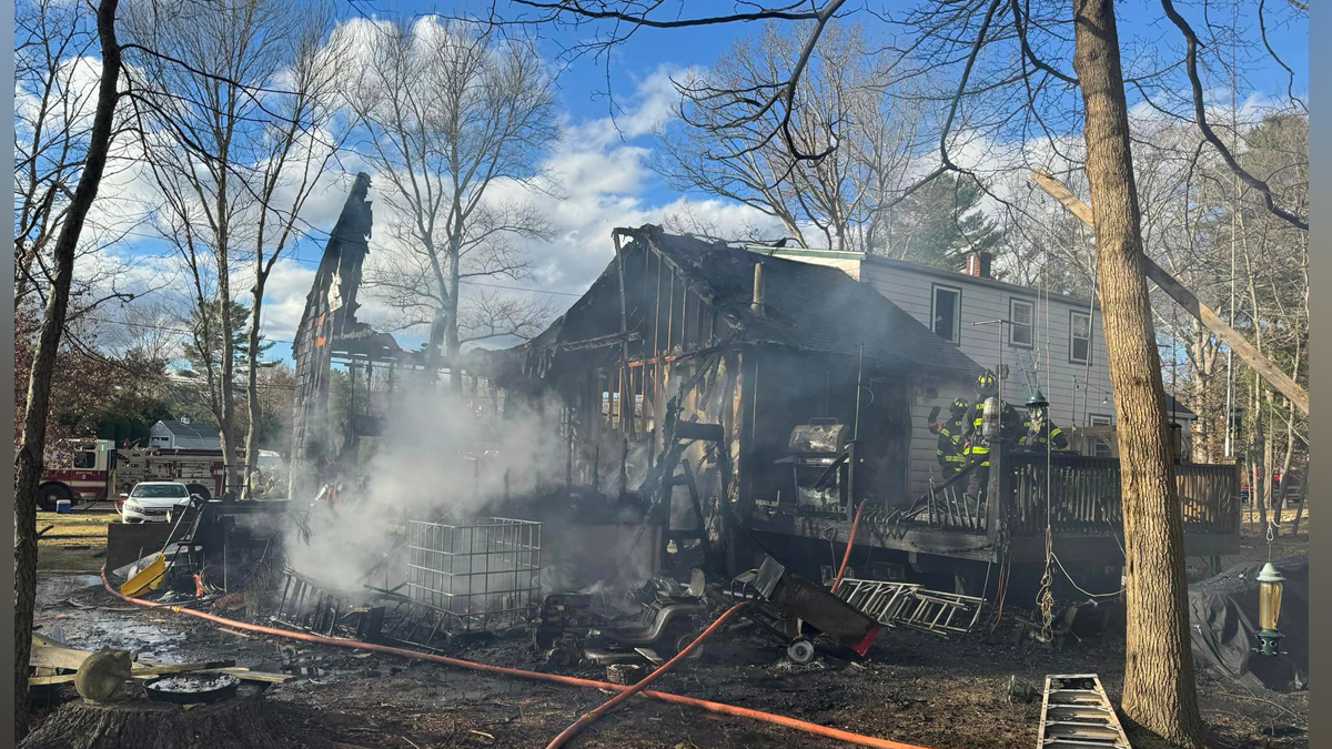 Crews work to put out house fire in Pembroke - Boston News, Weather ...