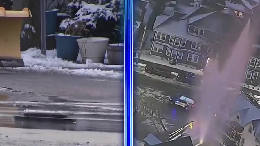 WATCH: Water main break in Lynn shooting water high into air, now under ...
