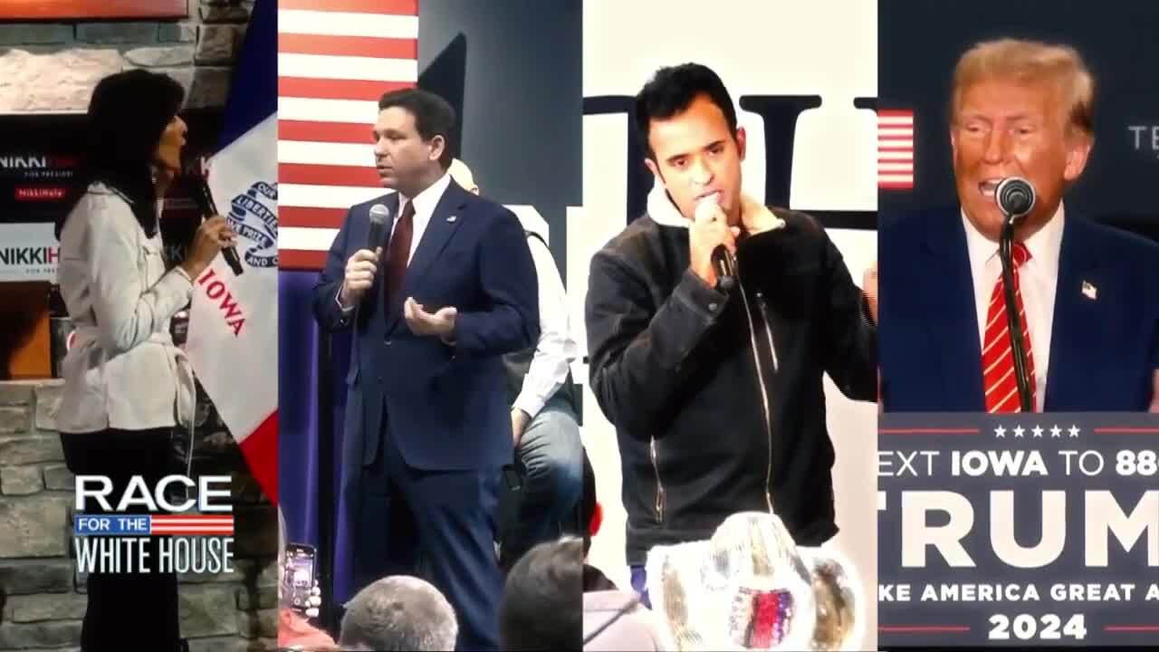 Trump pushes supporters for a definitive win in Iowa caucuses as ...