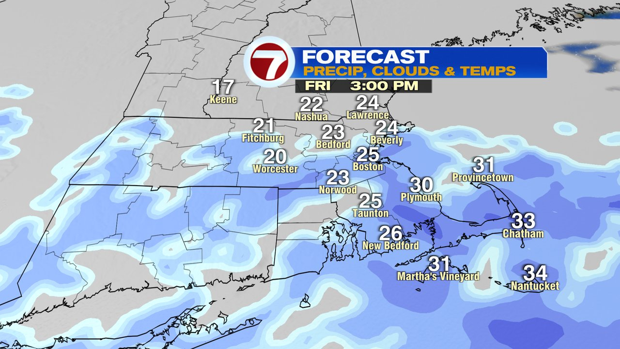 Cold Holds, Friday Flakes Fly - Boston News, Weather, Sports | WHDH 7News