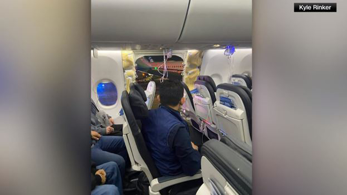 Federal officials order grounding of some Boeing 737 Max 9 jetliners after plane suffers a ...