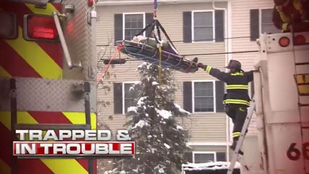 Manchester, NH fire crews rescue woman who fell from inside dumpster ...