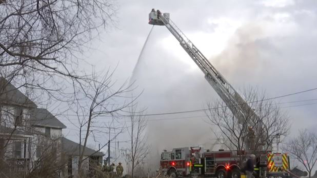 Fire crews battle barn fire in Granby - Boston News, Weather, Sports ...