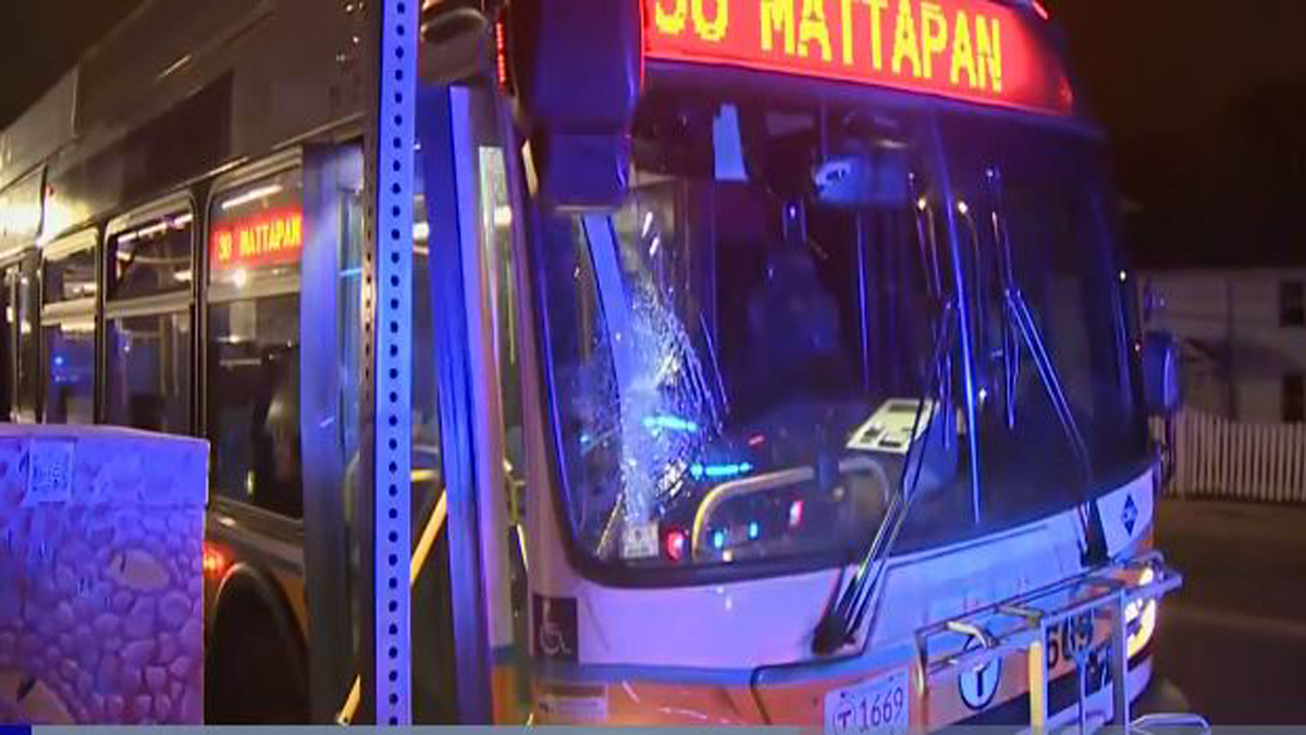 Investigation underway after pedestrian struck by MBTA bus in ... Investigation underway after pedestrian struck by MBTA bus in ...