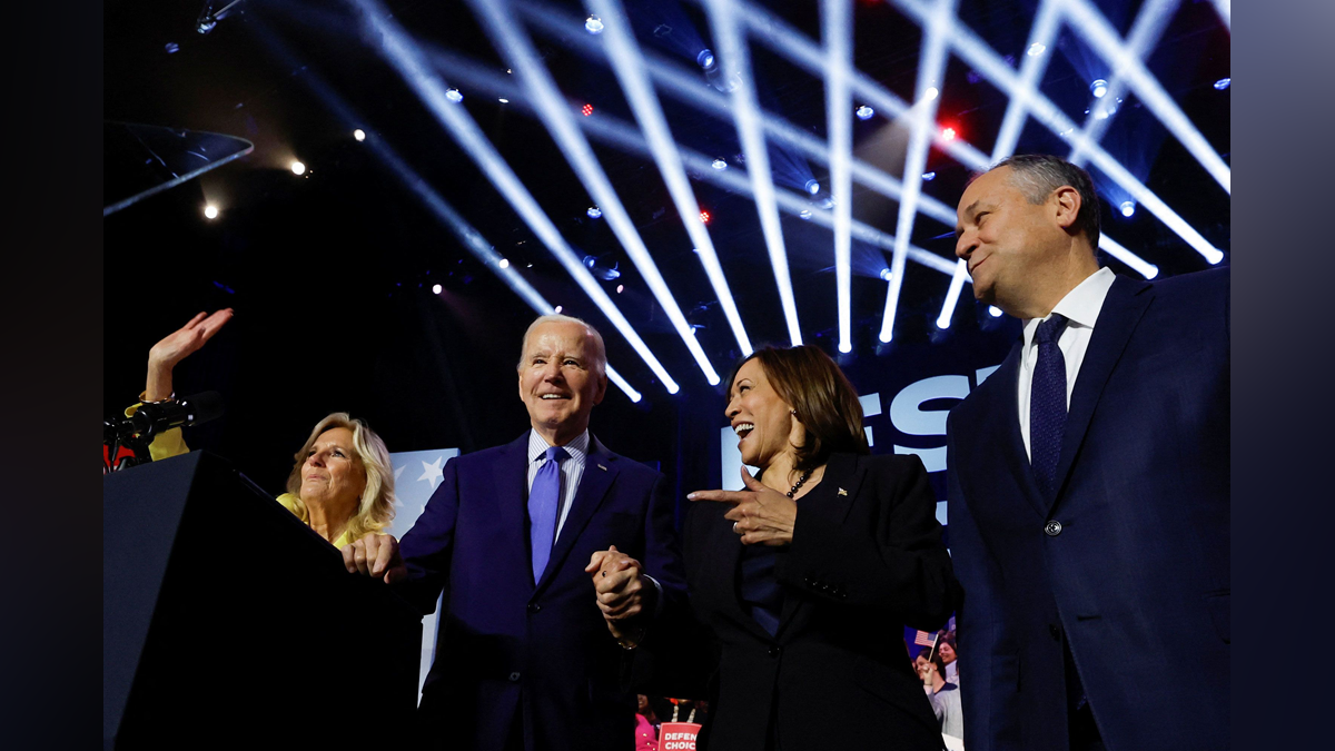 Biden and Harris team up for a rare joint appearance in North Carolina ...