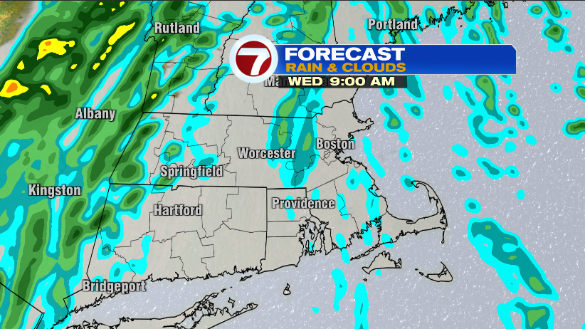 Winds Decrease, Showers For Wednesday - Boston News, Weather, Sports 