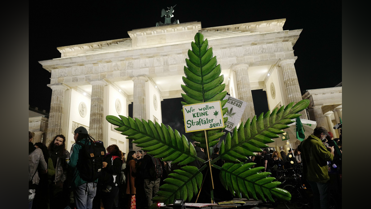 Germans celebrate as recreational cannabis use becomes legal - Boston ...
