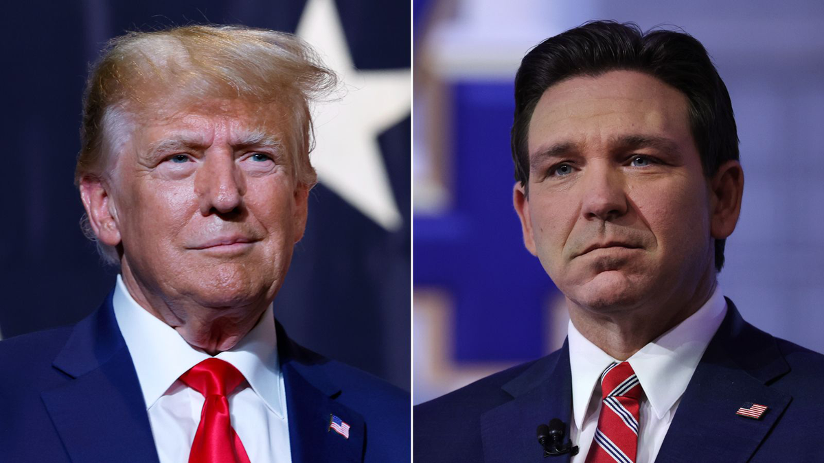 Trump and DeSantis meet in Miami for first conversation since Florida ...