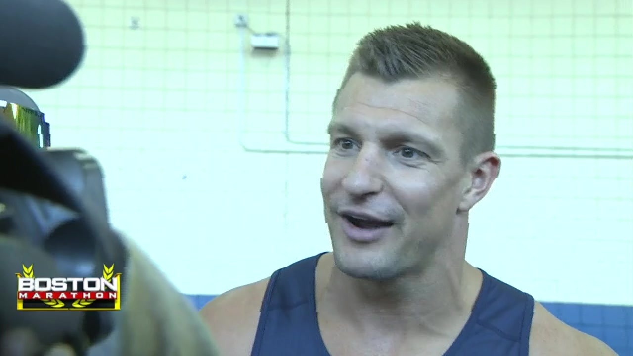 Grand Marshall Gronk running a marathon? ‘Maybe one day’ - Boston News ...