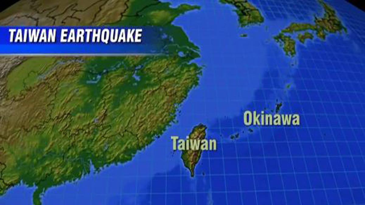 A strong earthquake shakes Taiwan, damaging buildings and causing a ...