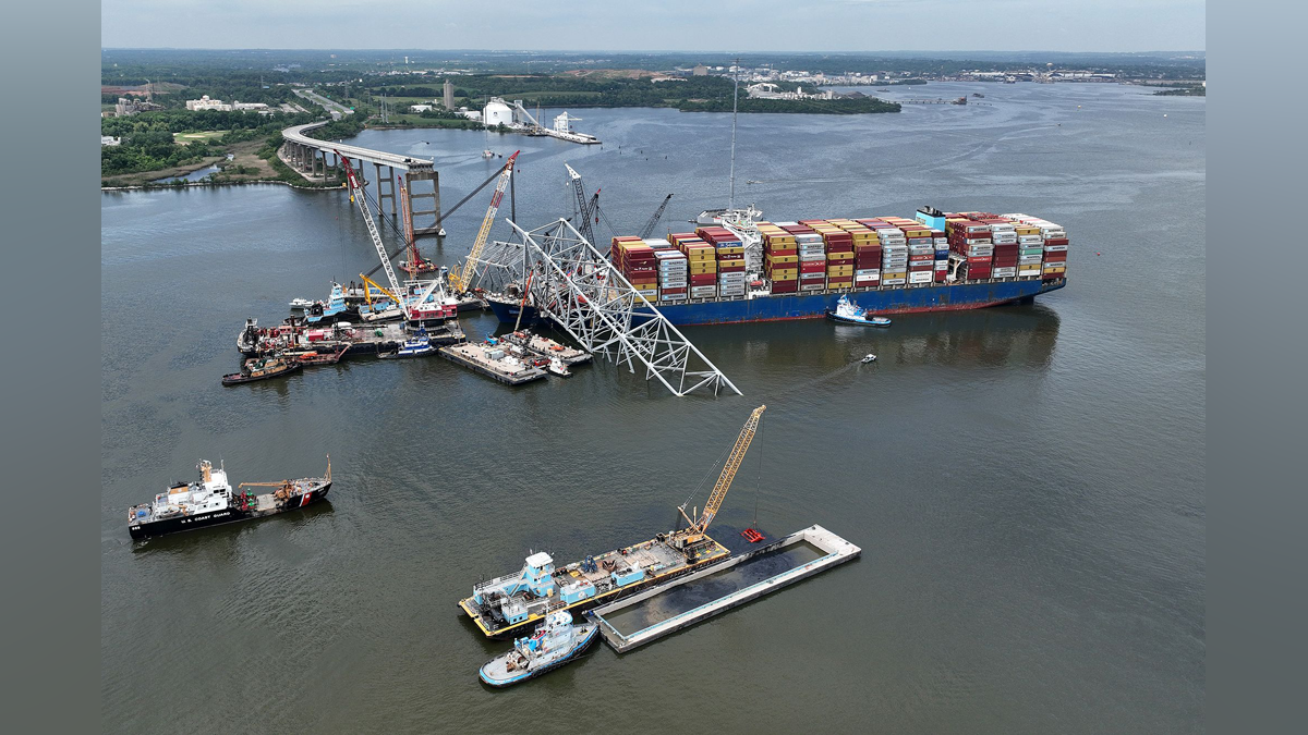 Demolition of a key section of Baltimore’s Francis Scott Key Bridge set ...