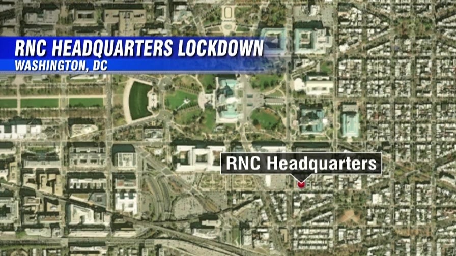 RNC headquarters briefly locked down after discovery of suspicious ...