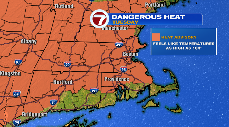 Oppressive heat, humidity starts Tuesday - Boston News, Weather, Sports ...
