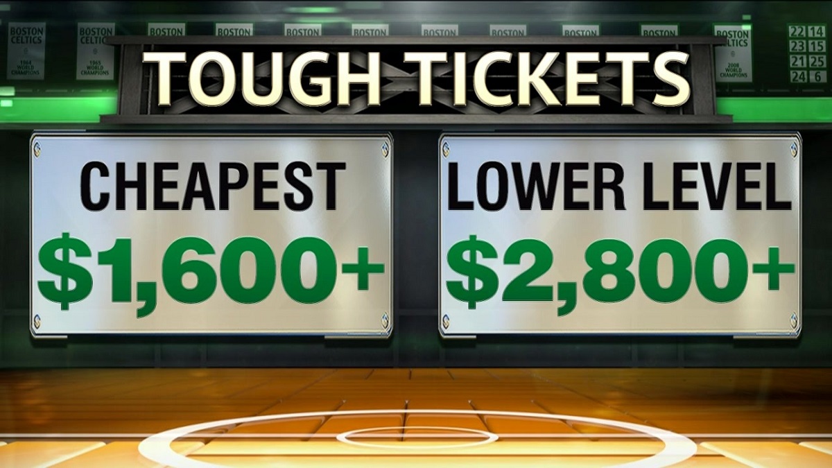 Ticket prices soar ahead of NBA Finals Game 5 between Celtics and ...