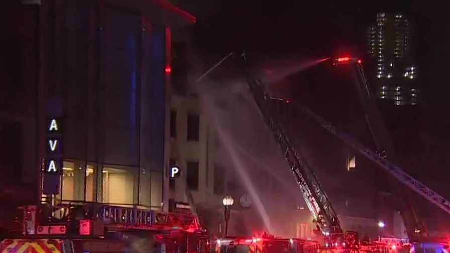 Crews battle 4-alarm fire at former restaurant in downtown Boston ...
