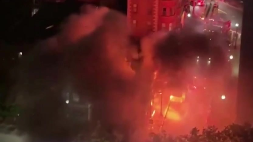 Boston restaurant goes up in flames, blaze melts nearby cars - Boston ...