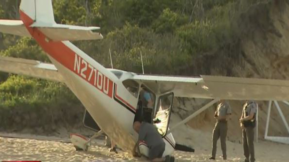 Small plane lands on Cape Cod beach after engine issue - Boston News ...