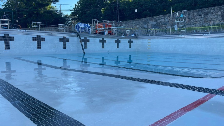 Needham pool closed for cleanup due to glass shards in water - Boston ...