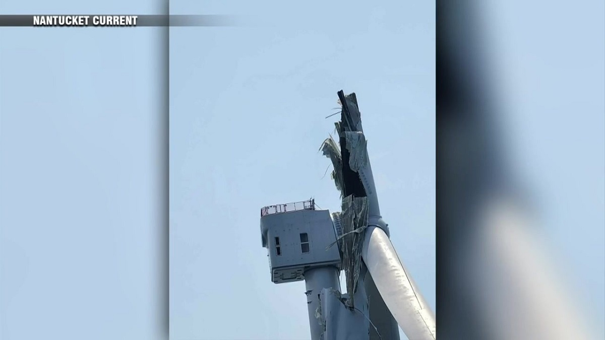 New sections of turbine blade fall into ocean off Nantucket - Boston News, Weather, Sports ...
