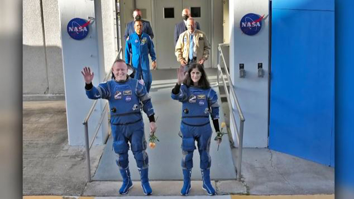 NASA’s stuck astronauts welcome their newly arrived replacements to the space station - Boston ...