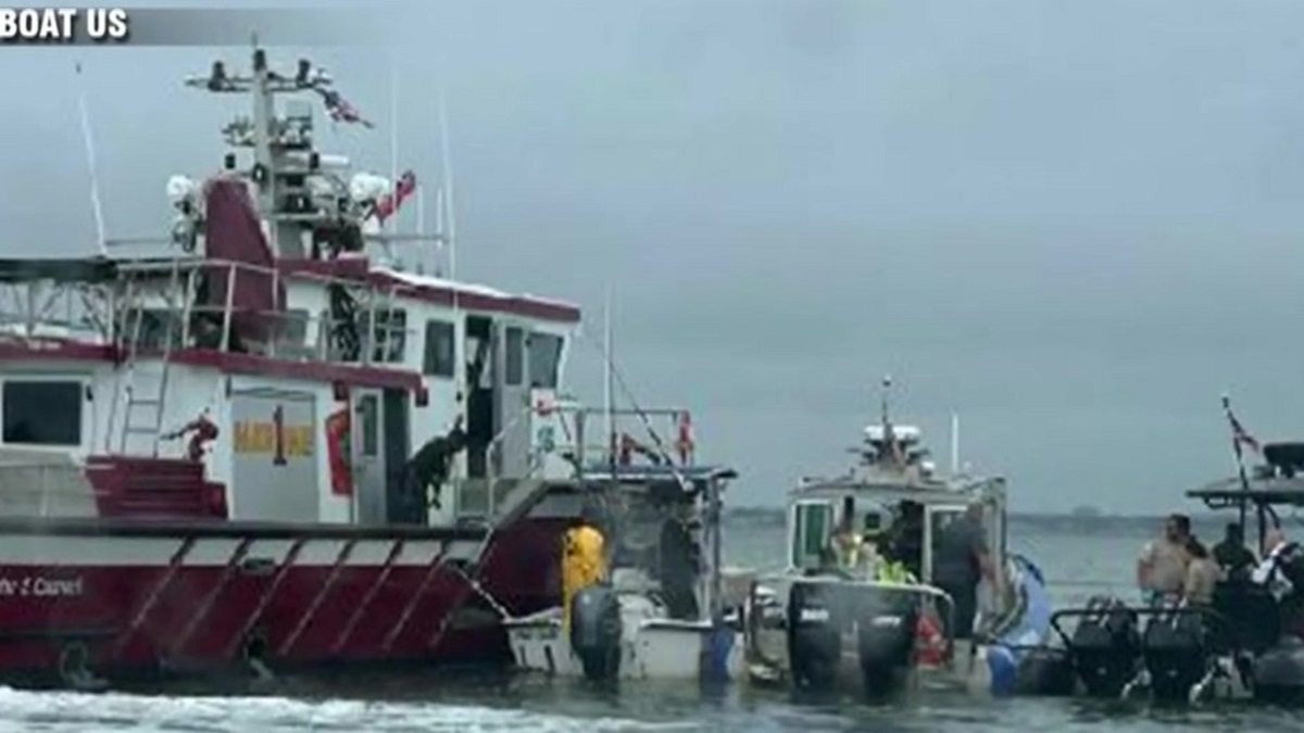 3 people rescued from damaged boat in Boston Harbor - Boston News ...