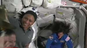 astronauts stuck in space coloring page