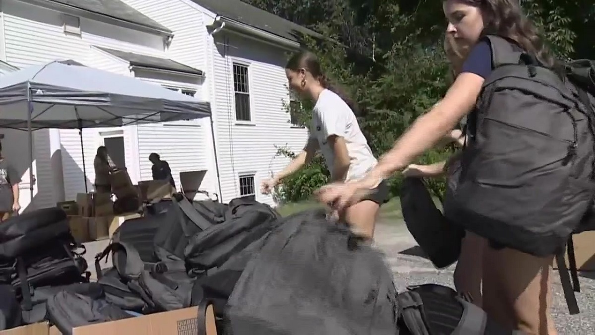 Local nonprofit fills backpacks with school supplies for children in need - Boston News, Weather ...