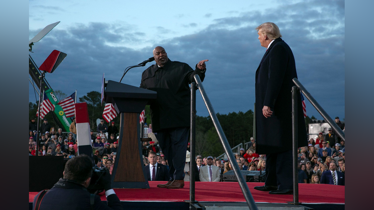 Trump rallies in North Carolina as controversy engulfs his handpicked ...