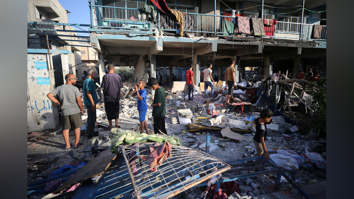 Israeli airstrike on Gaza school sheltering displaced people kills at ...