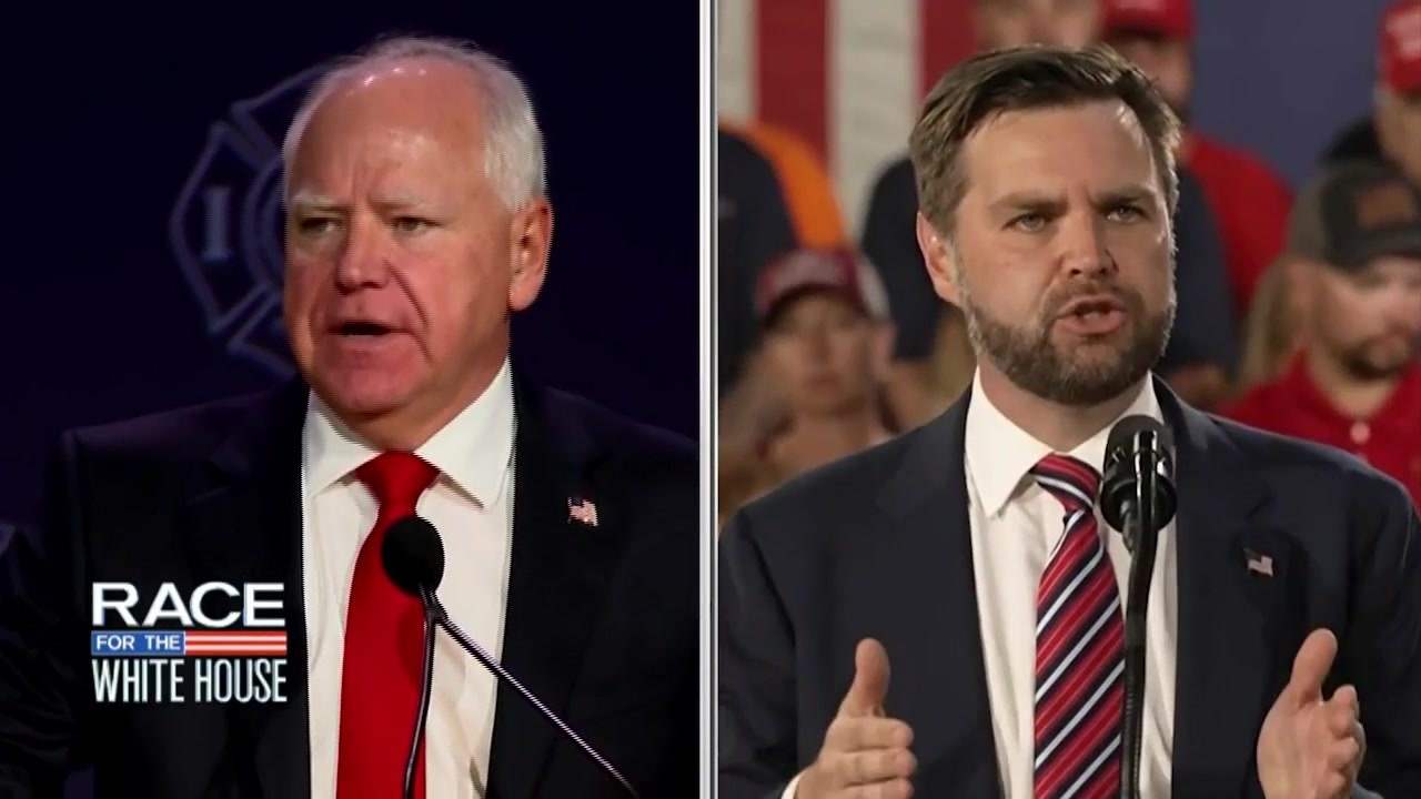 Walz and Vance meet in their first and possibly only vice presidential ...