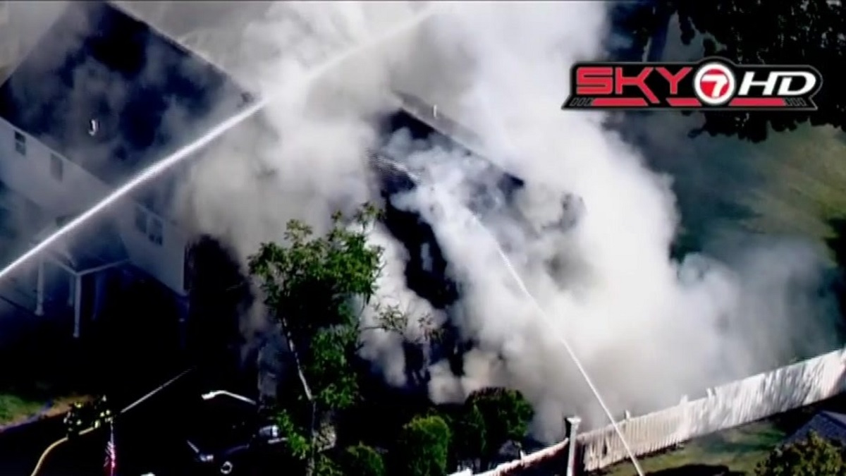 Firefighters battle large house fire in Billerica - Boston News ...