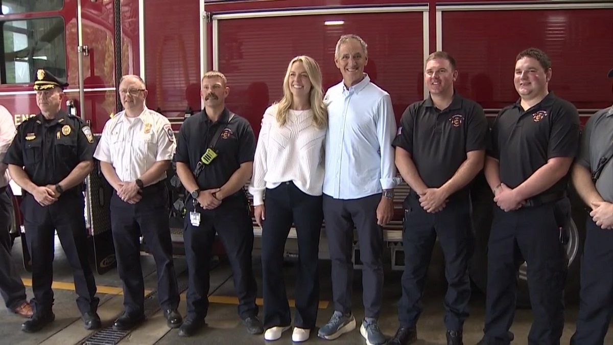 Man reunites with nurse who saved his life after cardiac arrest on ...