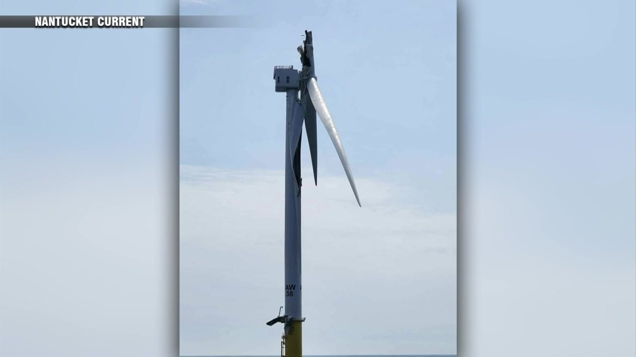 Wind turbine debris recovered from ocean floor - Boston News, Weather ...