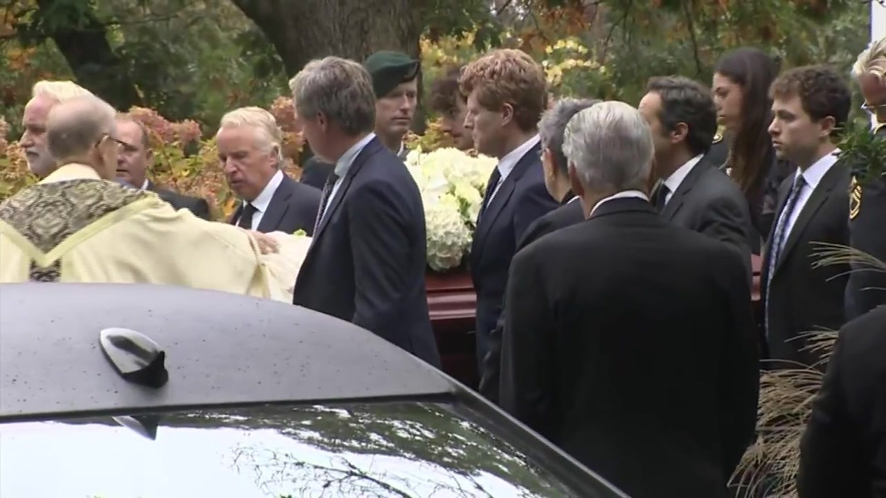 Family, friends attend funeral service for Ethel Kennedy on Cape Cod ...