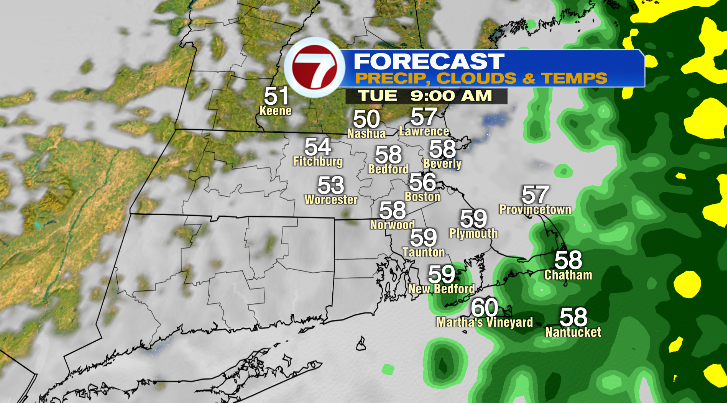 Up-and-down temperatures, chances for rain this week in Massachusetts ...