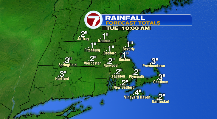 Up-and-down temperatures, chances for rain this week in Massachusetts ...