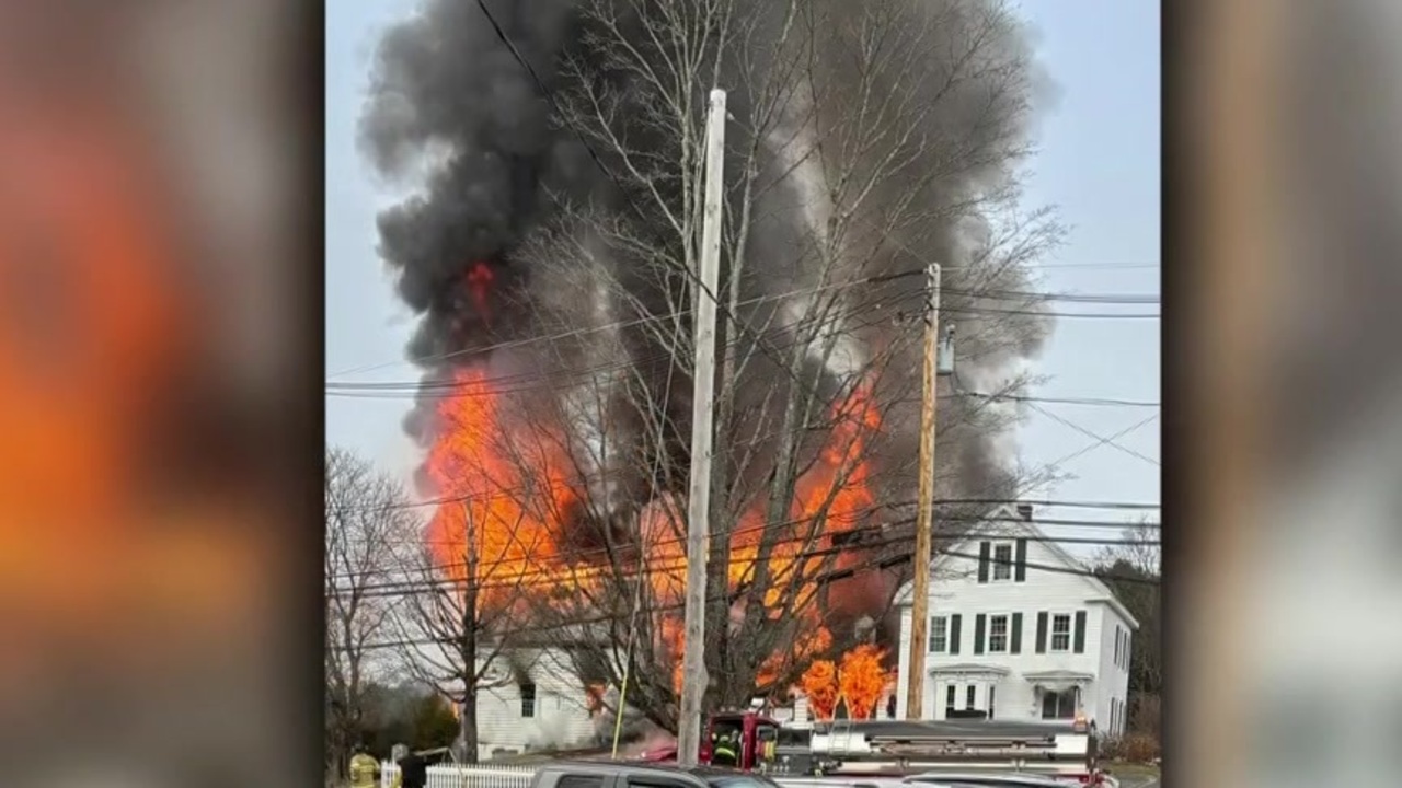 House fire in Dunstable draws large response - Boston News, Weather ...